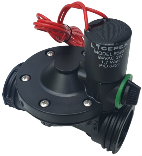 Elektrozawór CEPEX 1" GW 24V AKANT HURTOWNIA Nawadnianie Ogrodów RAIN ...